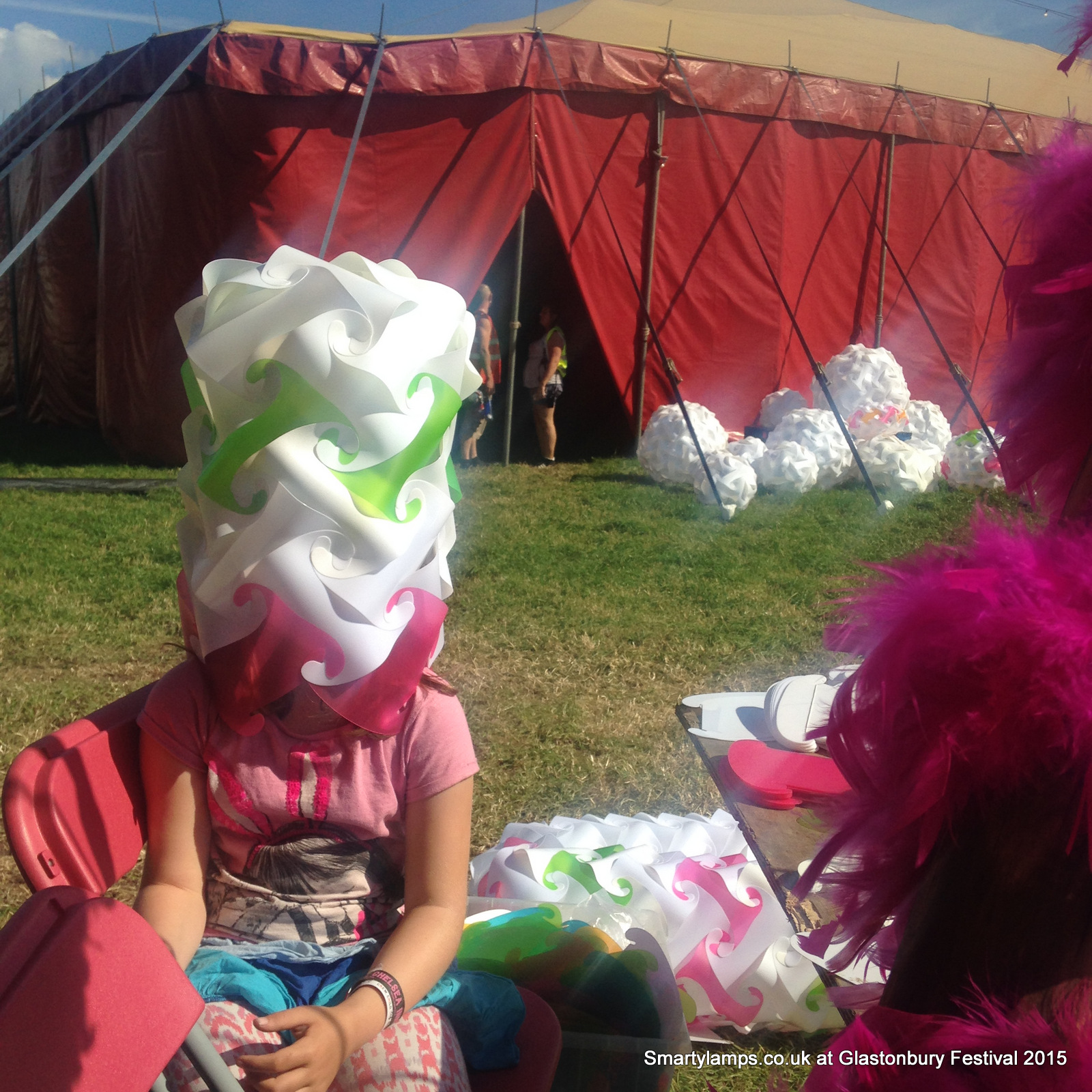 Smarty Lamps in the Theatre and Circus Fields at Glastonbury Festival ...