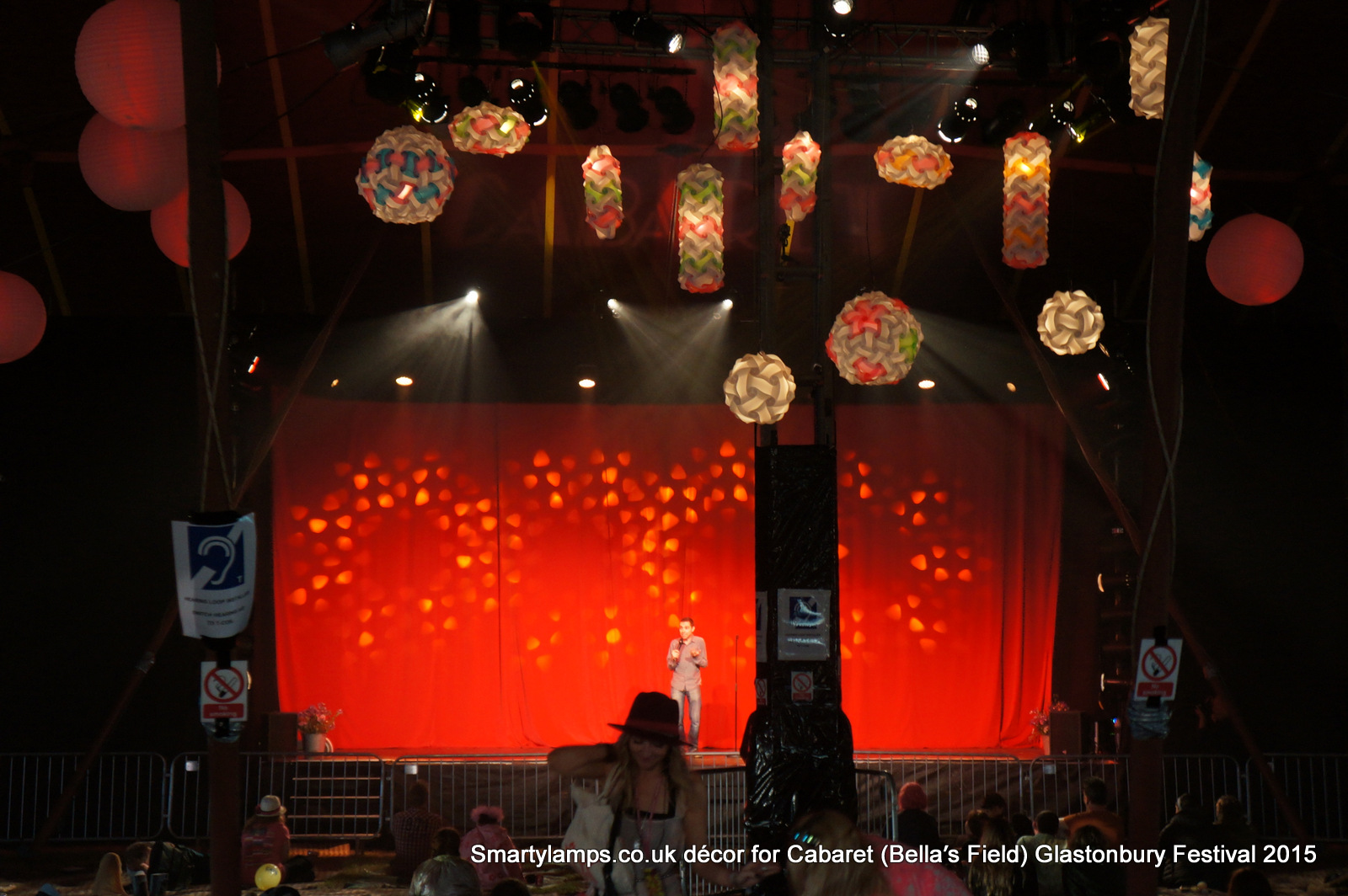 Smarty Lamps in the Theatre and Circus Fields at Glastonbury Festival ...