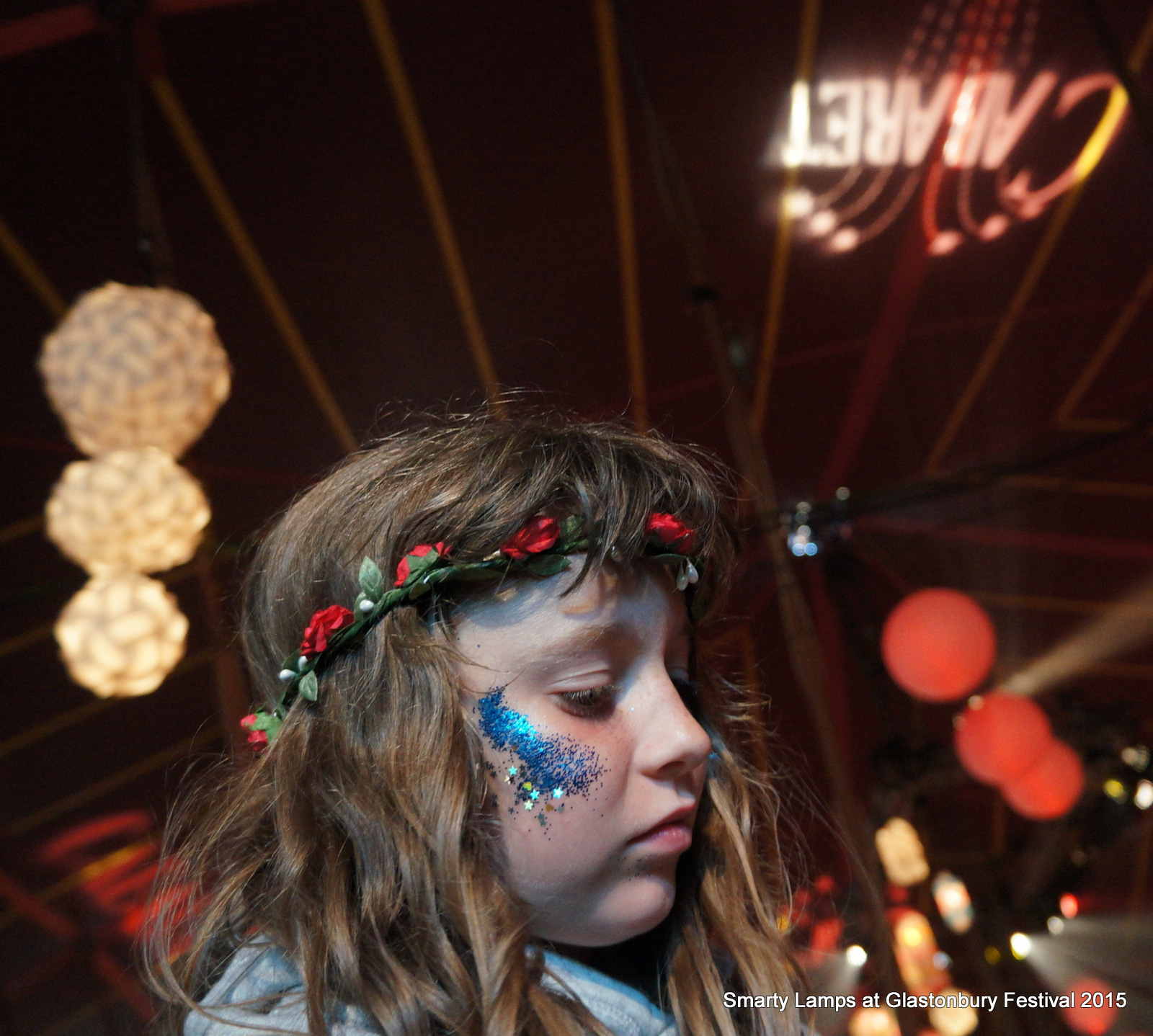 Smarty Lamps in the Theatre and Circus Fields at Glastonbury Festival ...